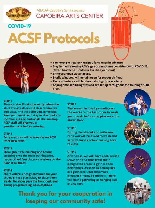 ACSF Safety protocols and procedures - ABADÁ-Capoeira San Francisco